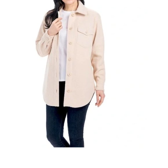 Hilary Radley | Jackets & Coats | Xl Hilary Radley Cream Button Down ...